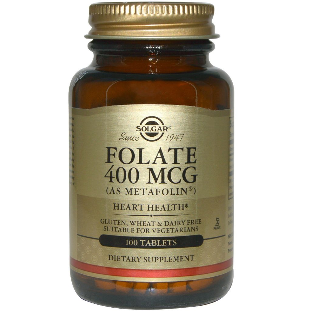 SOLGAR Folate 400 μg a tbl 50, Bioraspoloživ oblik vitamin folata ...