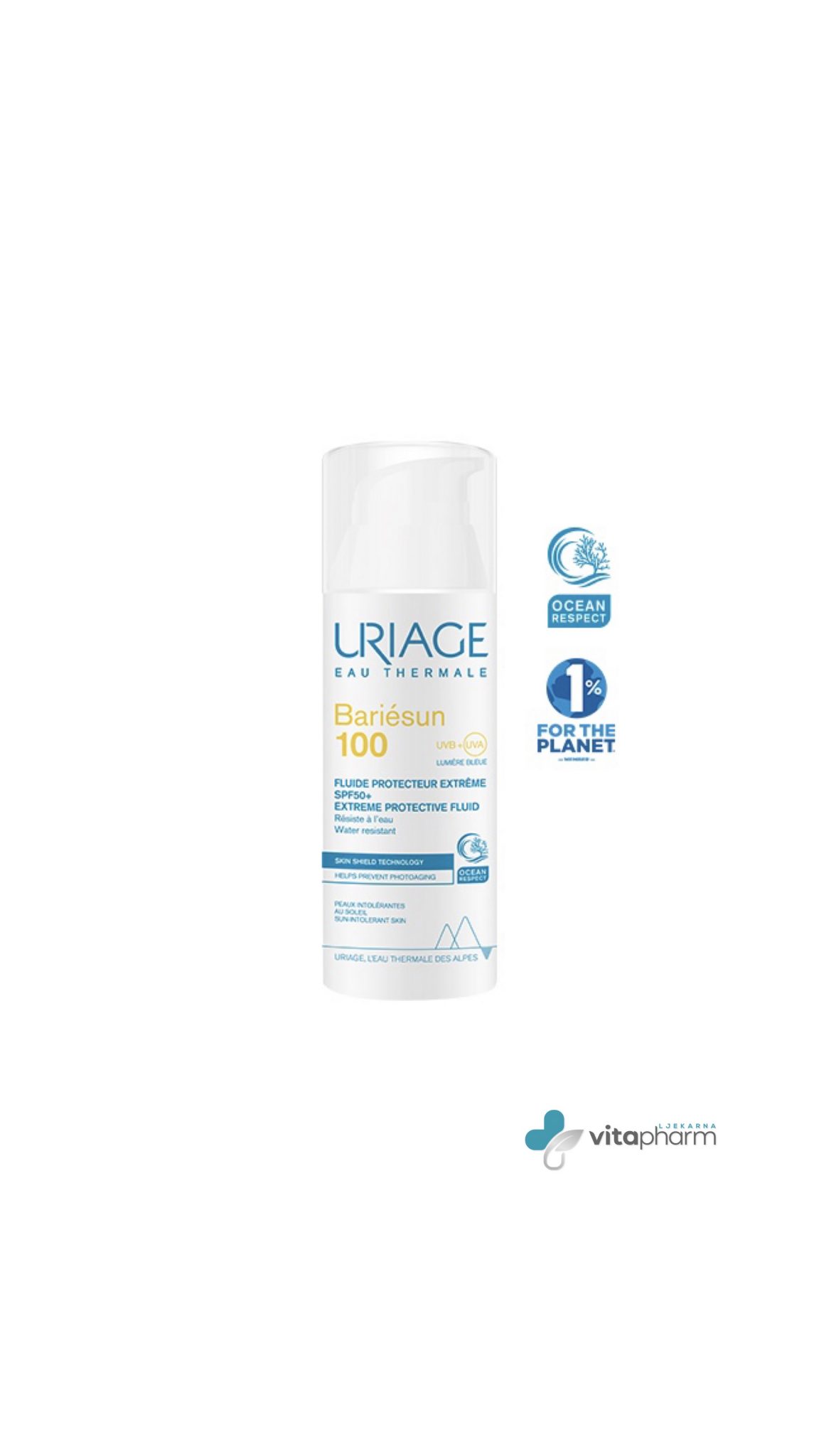 URIAGE Bariésun 100 Extreme Protective SPF50+ fluid 50ml – Mojaljekarna