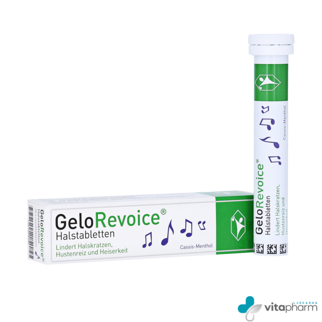 GELOREVOICE Pastile Crni ribizl-mentol a20 – Mojaljekarna