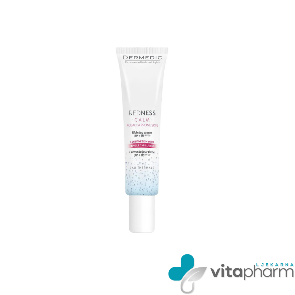 DERMEDIC REDNESS CALM ROSACEA PRONE SKIN KOREKTIVNA DNEVNA KREMA SPF20 ...